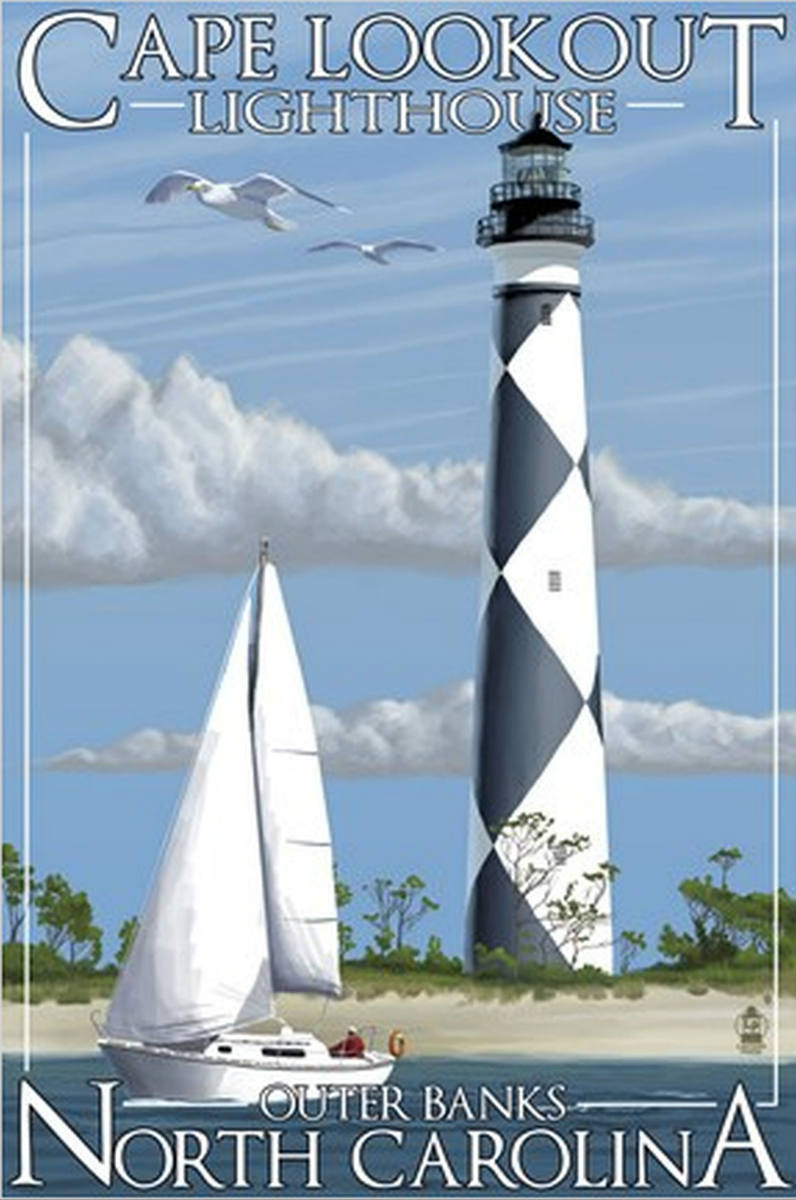 Solve Cape Lookout Lighthouse - North Carolina jigsaw puzzle online ...