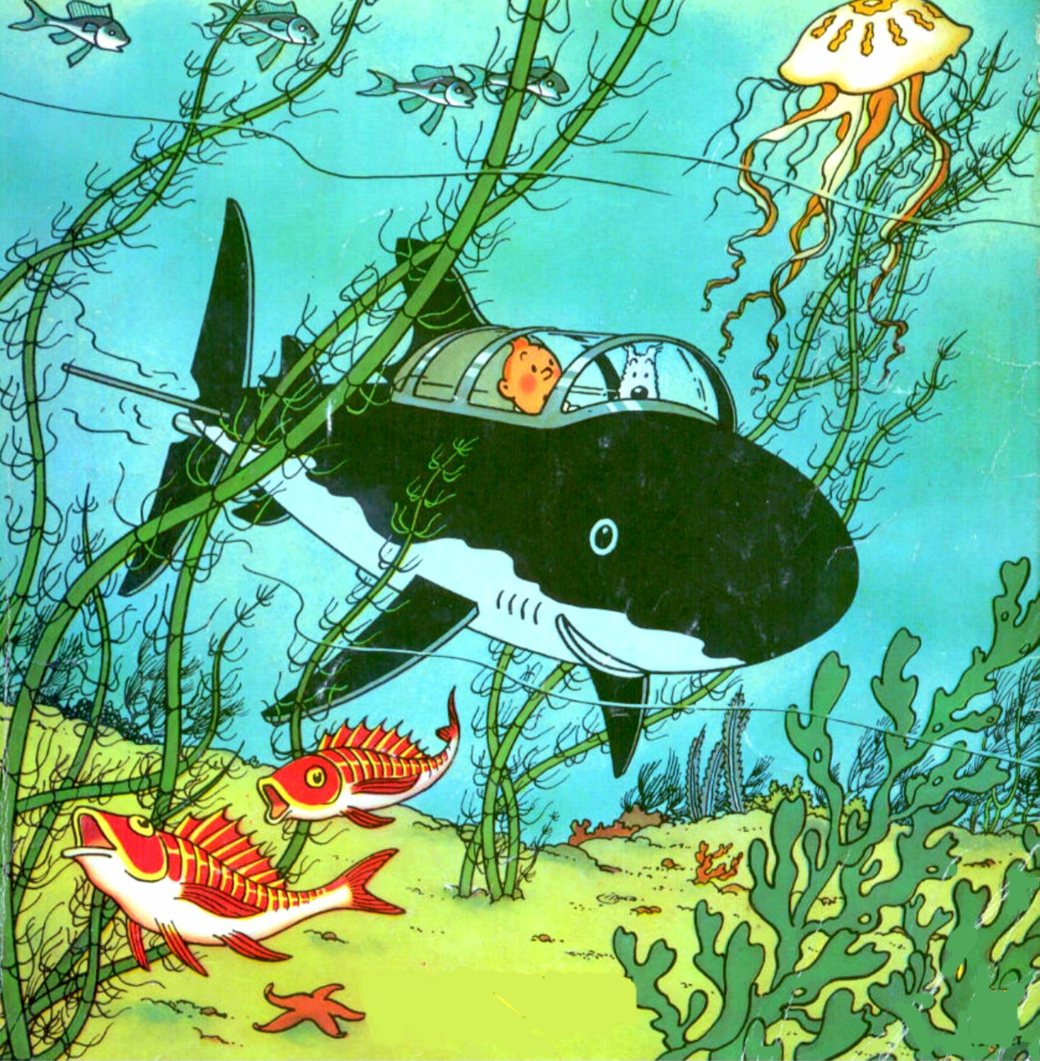 Jigsaw Puzzle | 100 pieces | Album Cover Art For Tintin's Adventure of ...