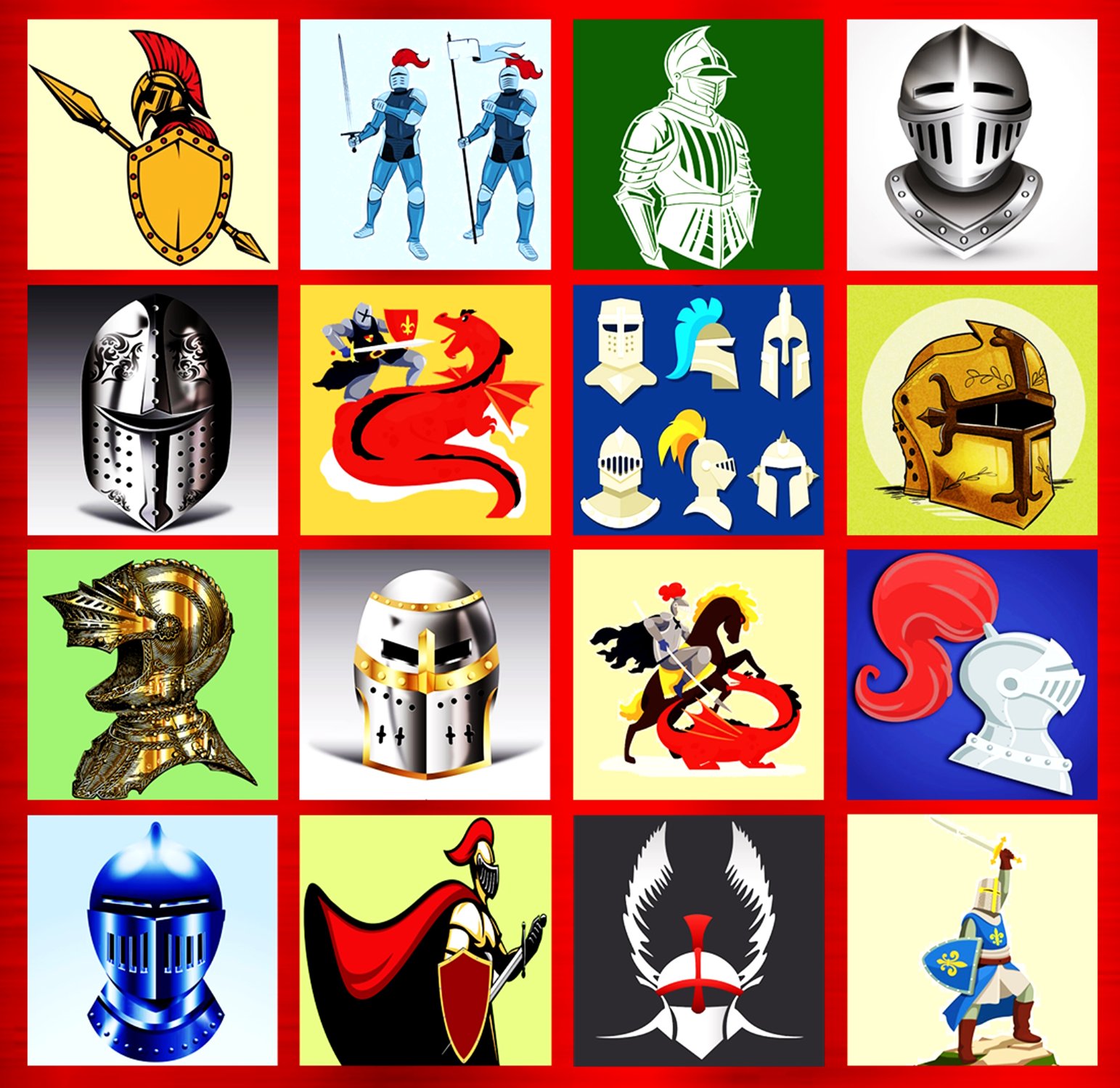 Solve Good Knights jigsaw puzzle online with 100 pieces