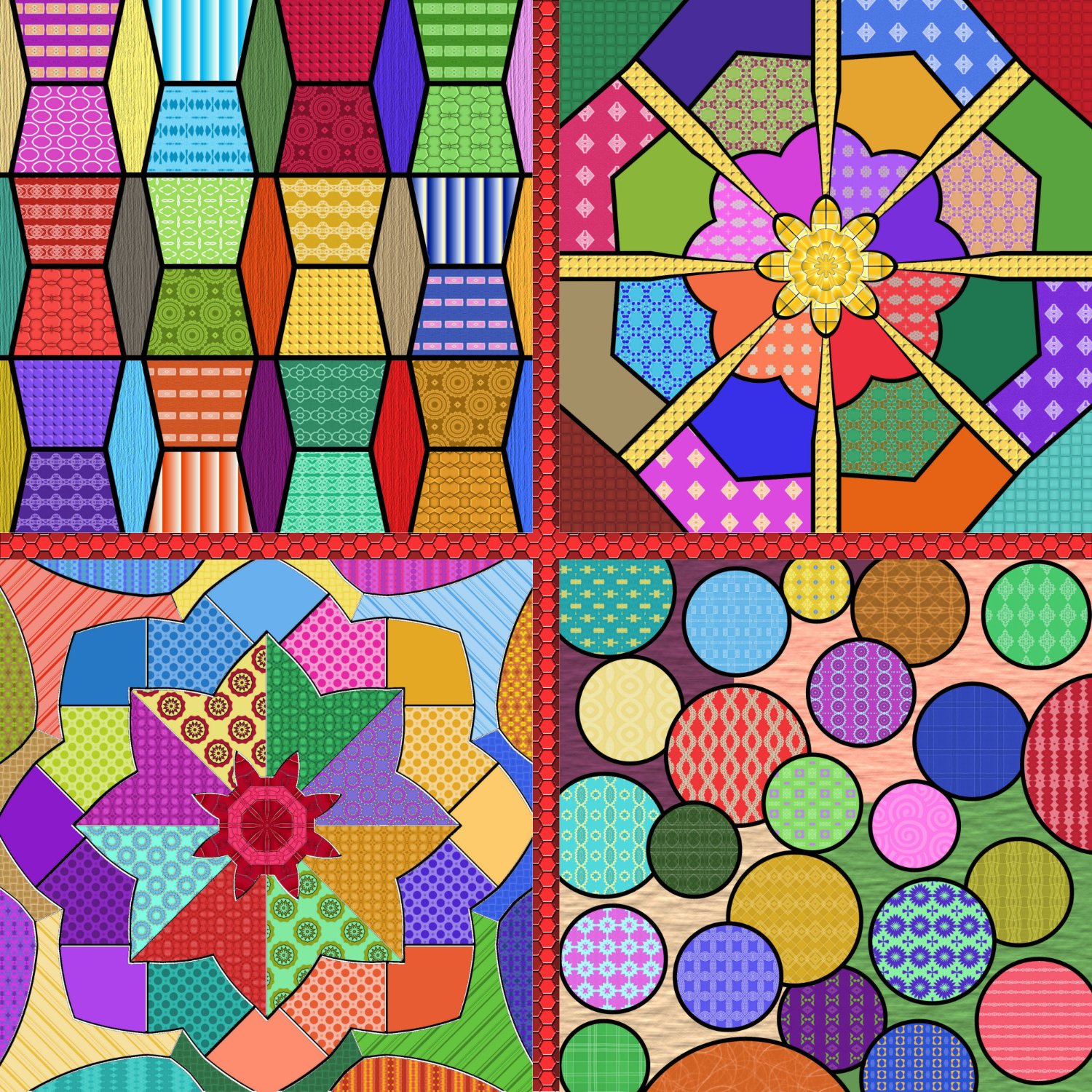 Solve 240120 2301 4 in 1 jigsaw puzzle online with 256 pieces