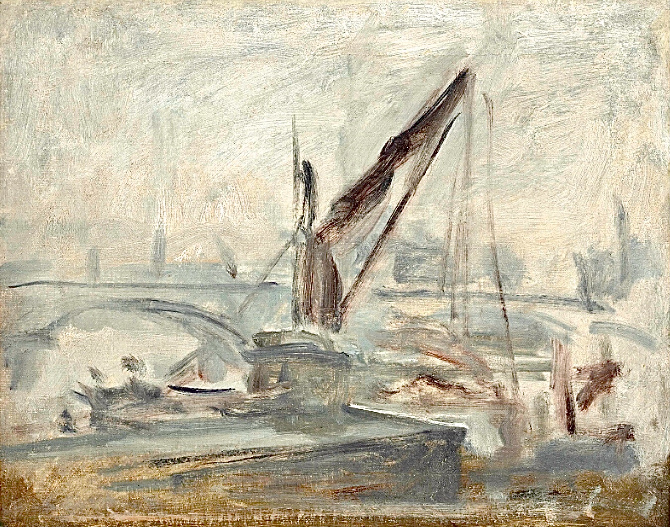Solve The Thames from Cheyne Walk, no date, Philip Wilson Steer, N.E.A ...