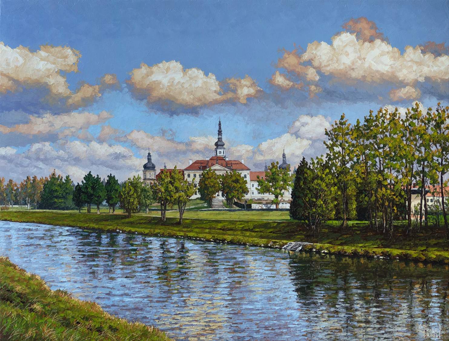 Solve Peter Ziman - Olomouc klastor Hradisko - Olomouc Castel. jigsaw ...