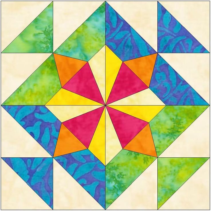 Solve Geometry quilt design jigsaw puzzle online with 144 pieces