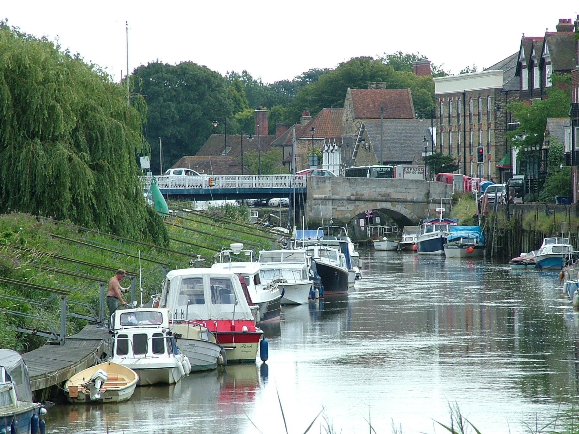 Solve View of from the river Toll Bridge-Sandwich-Kent jigsaw puzzle ...