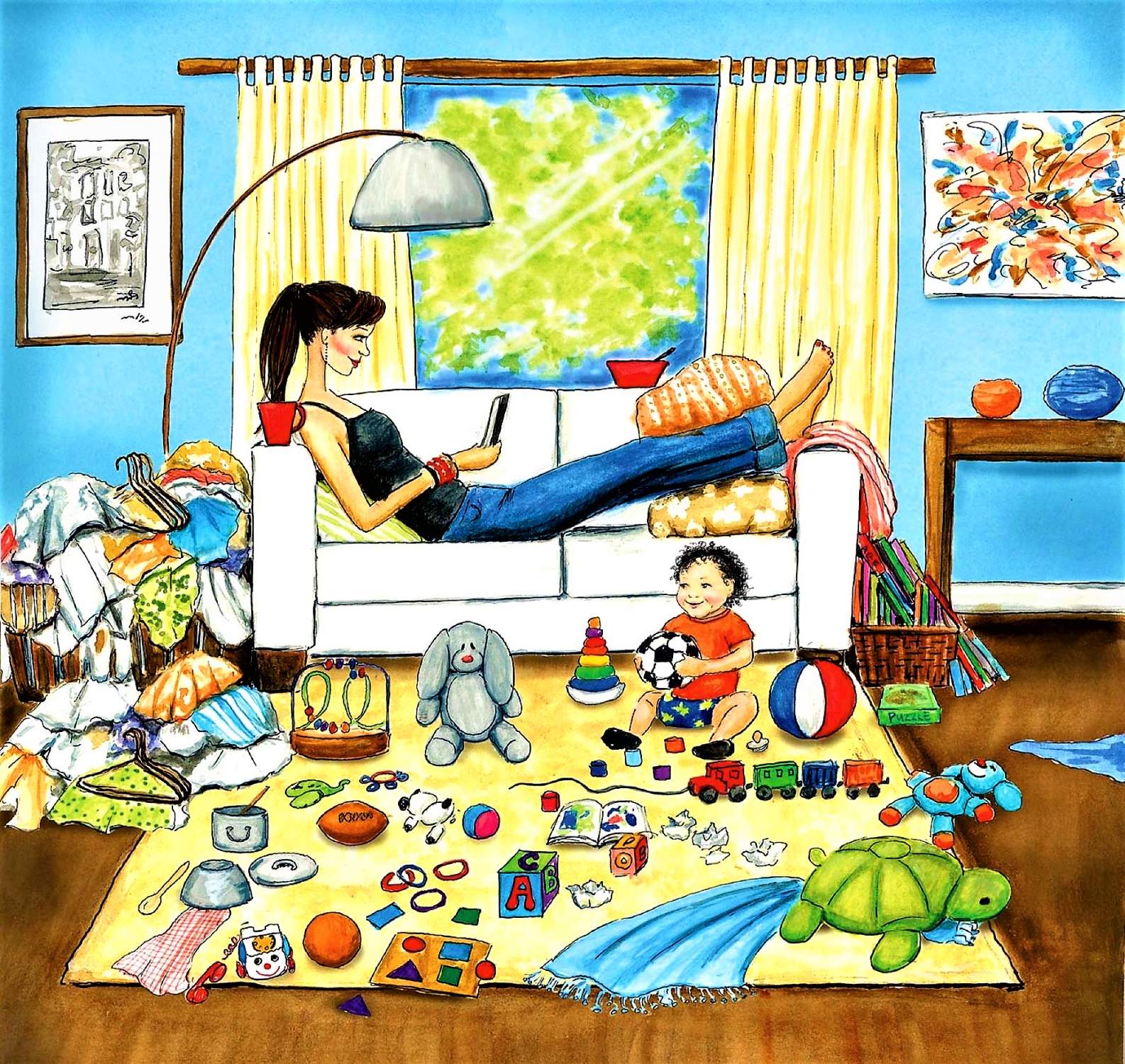 Solve Taking a Load Off jigsaw puzzle online with 342 pieces