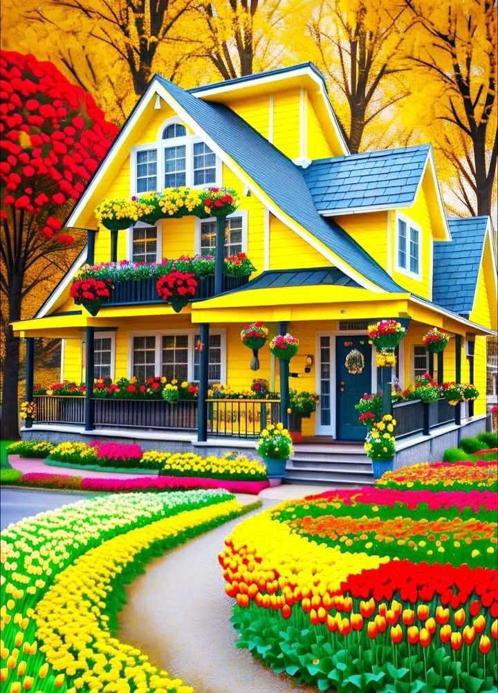 Solve Mellow Inn jigsaw puzzle online with 70 pieces