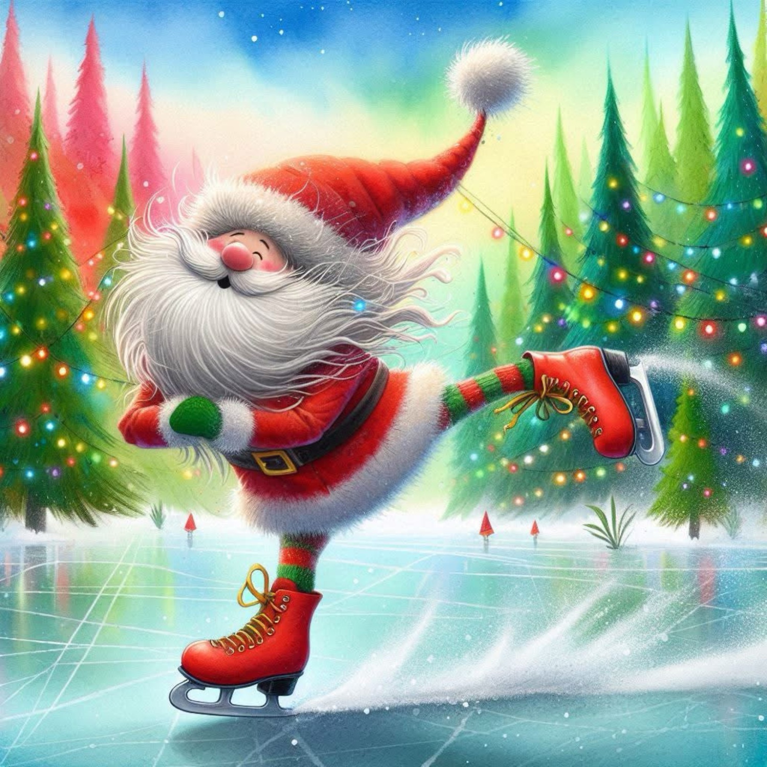 Solve Going Ice Skating jigsaw puzzle online with 306 pieces