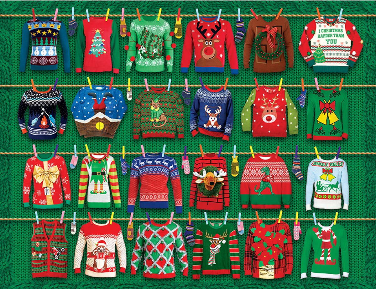Solve Ugly Christmas Sweaters jigsaw puzzle online with 252 pieces