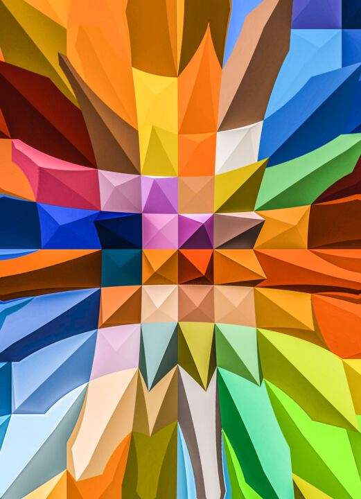 Solve Colourful Explosion jigsaw puzzle online with 70 pieces