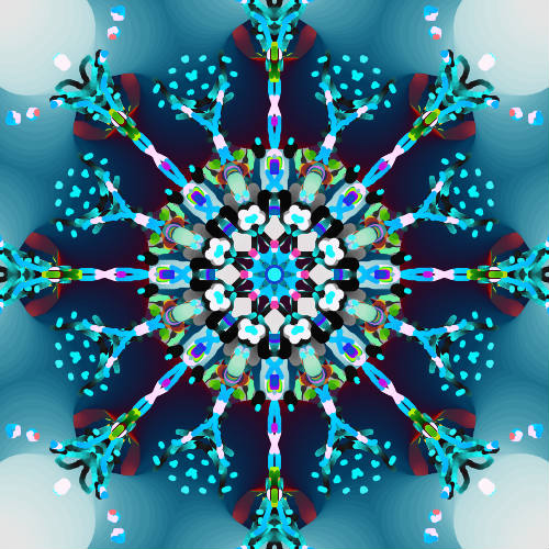 Solve snowflake jigsaw puzzle online with 64 pieces