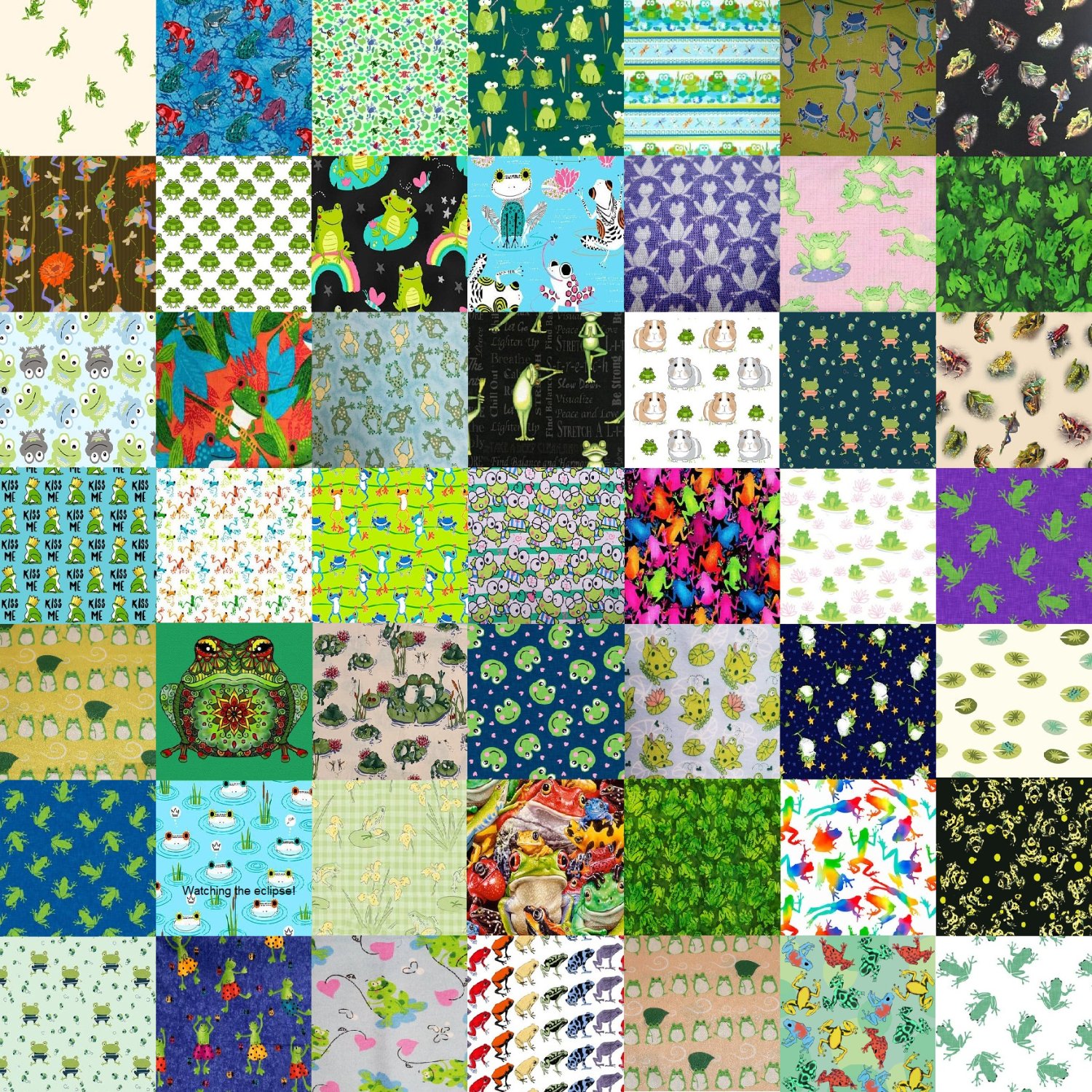 Solve Friendly Frogs jigsaw puzzle online with 324 pieces