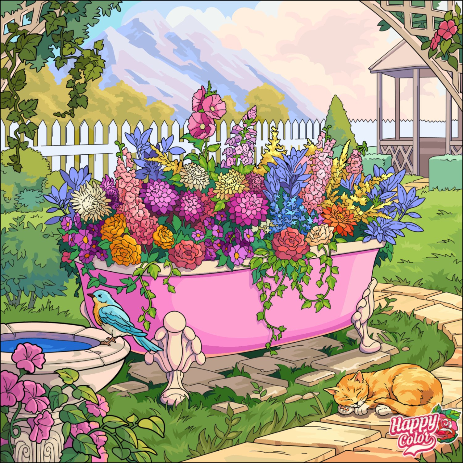 Solve Garden Wonders Collection jigsaw puzzle online with 100 pieces