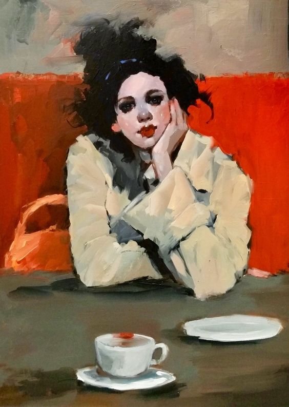 Solve June Valentine Ruppe Artwork - 'An empty Cup!' jigsaw puzzle ...