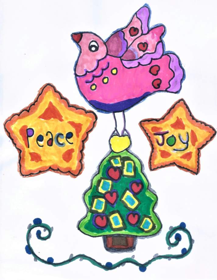 Solve Welcome December Doodle jigsaw puzzle online with 12 pieces
