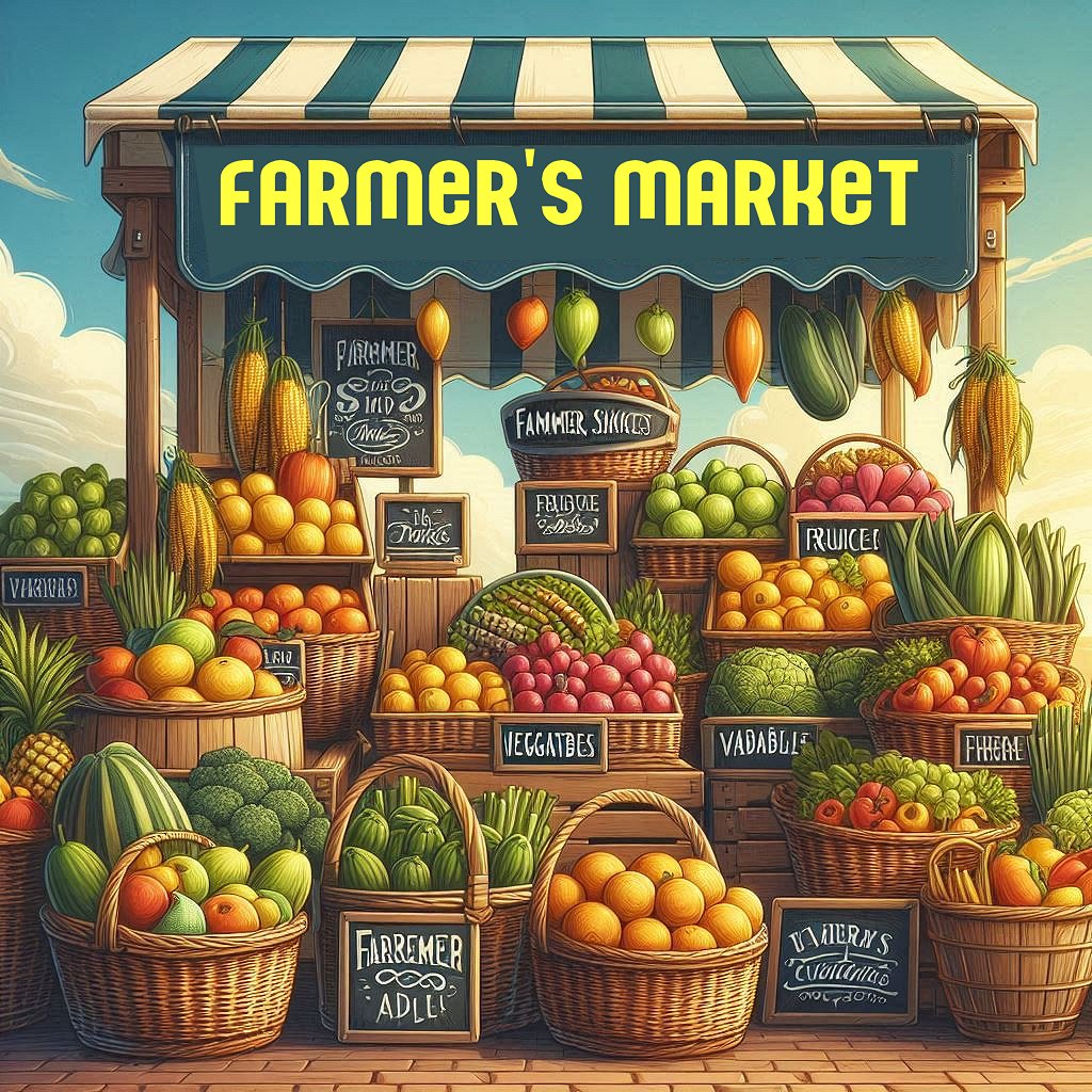 Solve FARMERS MARKET jigsaw puzzle online with 225 pieces