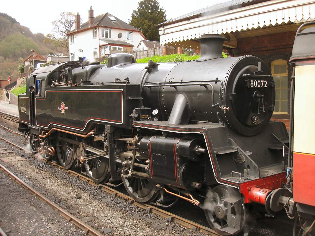 Solve BR Standard Class 4MT 2-6-4T 80072 at Llangollen. jigsaw puzzle ...