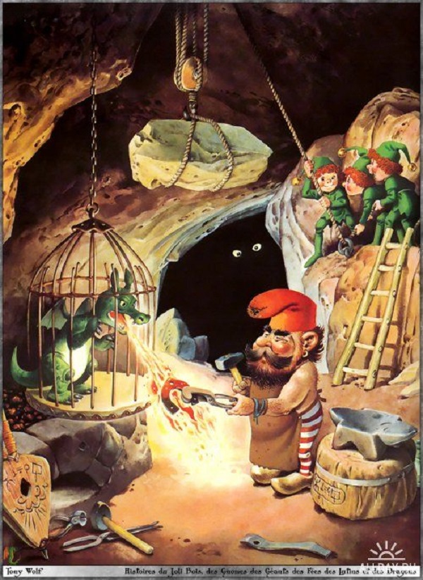 Solve At The Blacksmith jigsaw puzzle online with 130 pieces