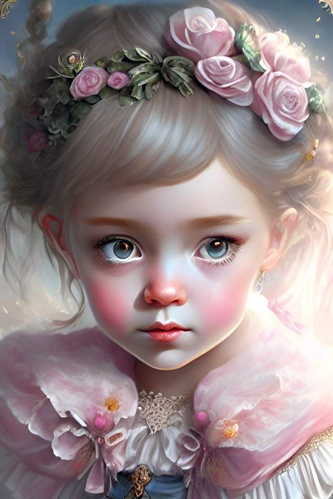 Solve portrait of a girl jigsaw puzzle online with 117 pieces
