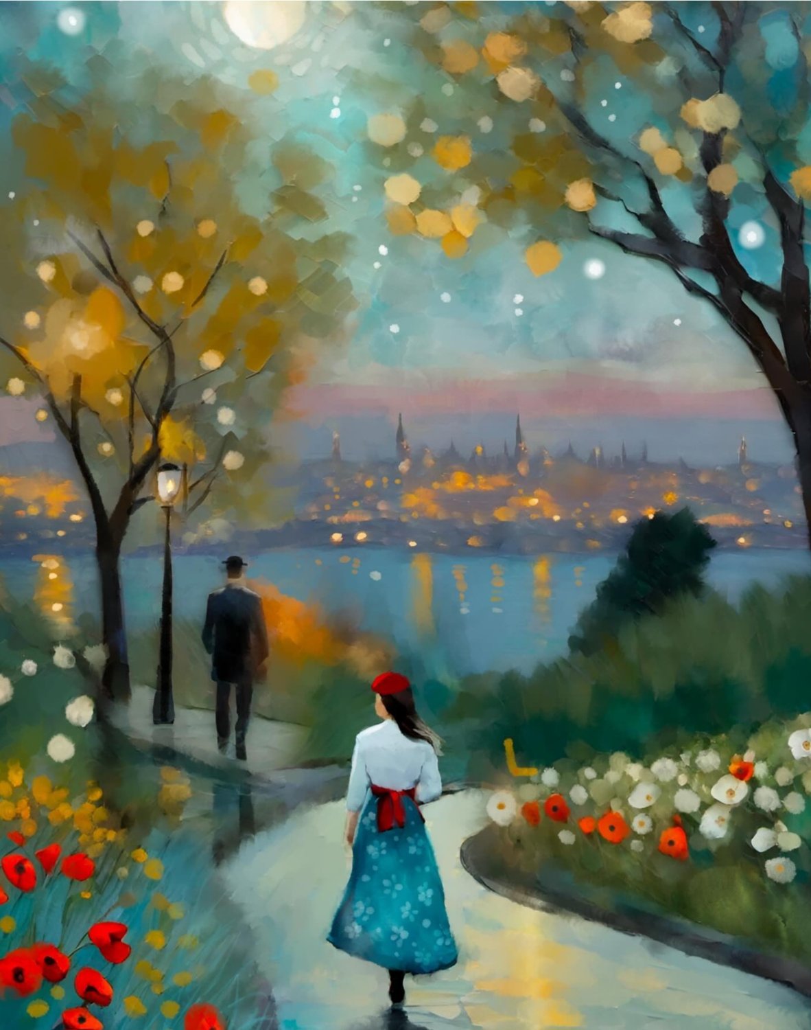 Solve Pondering a Memory jigsaw puzzle online with 80 pieces