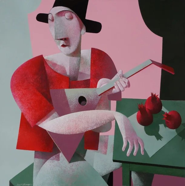 Solve Peter Harskamp Artwork - 'Balalaika and Pomegranates' Dutch ...
