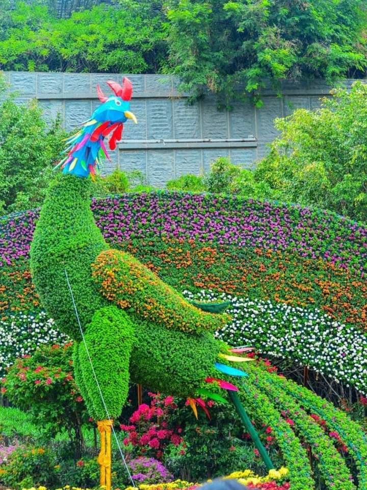 Solve Living garden art jigsaw puzzle online with 35 pieces
