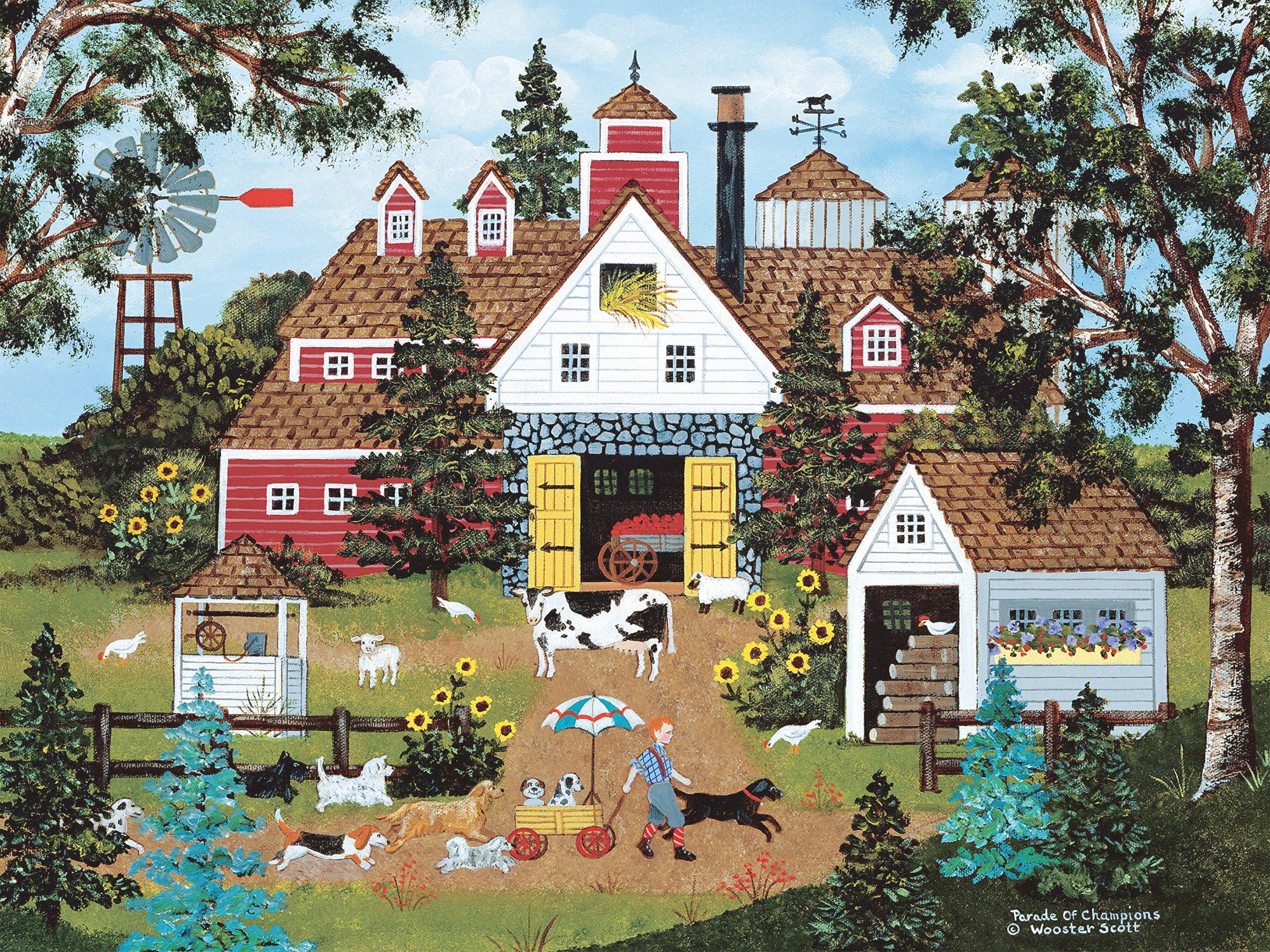 Solve Parade of Champions jigsaw puzzle online with 352 pieces