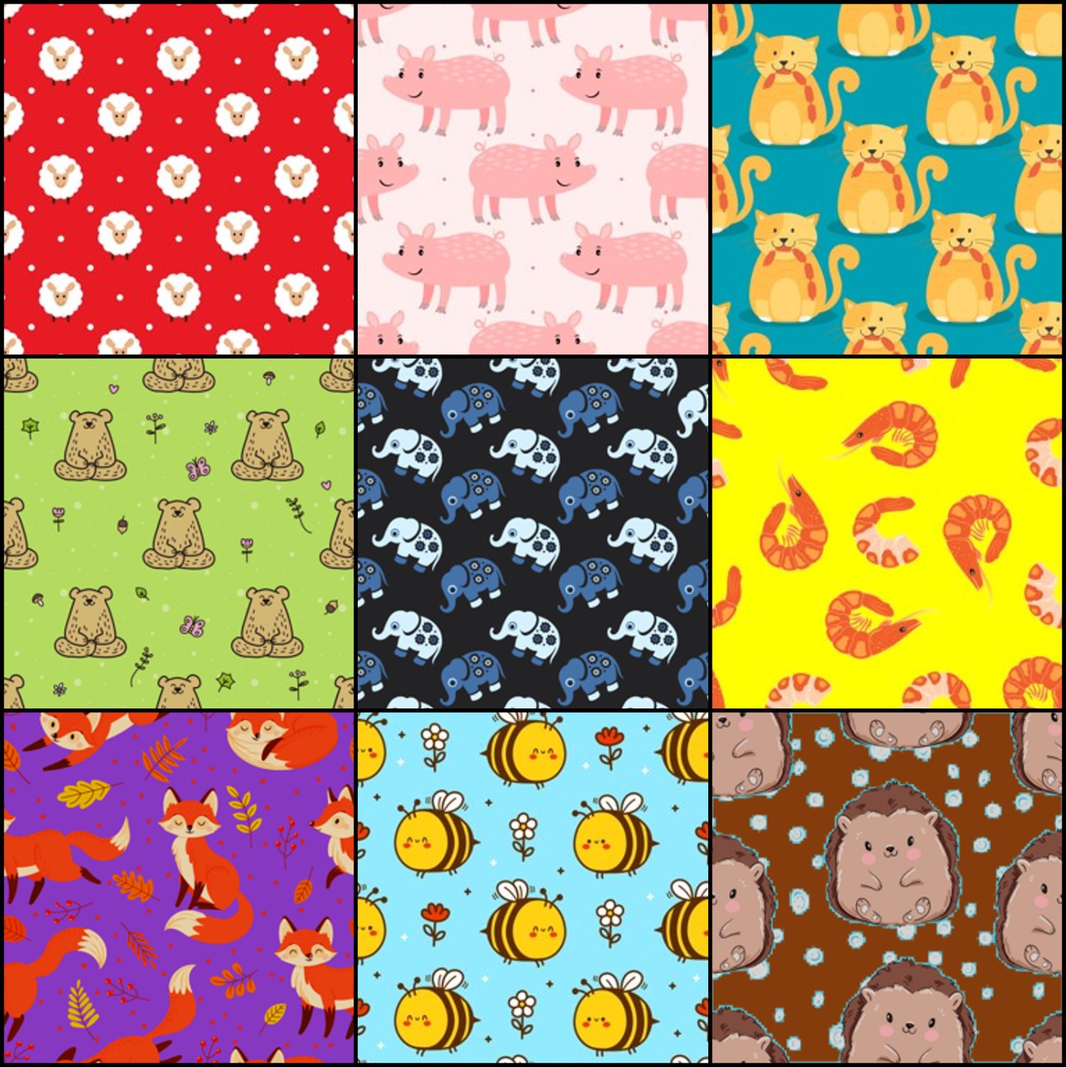 Solve Animal patterns 55 jigsaw puzzle online with 225 pieces