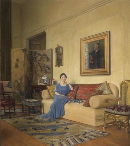 Solve Leonard Campbell Taylor - Mrs Henry Wickham Steed, in a London ...