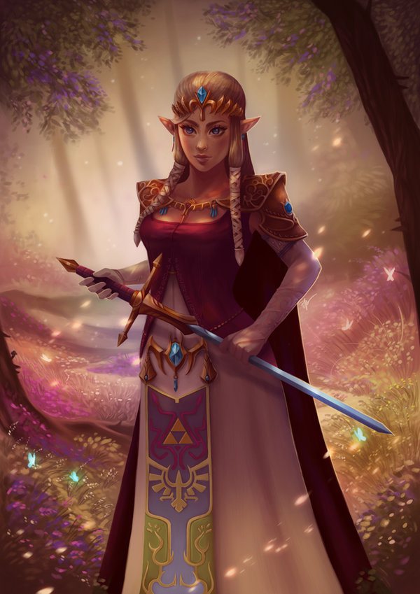 Solve Princess Zelda jigsaw puzzle online with 140 pieces
