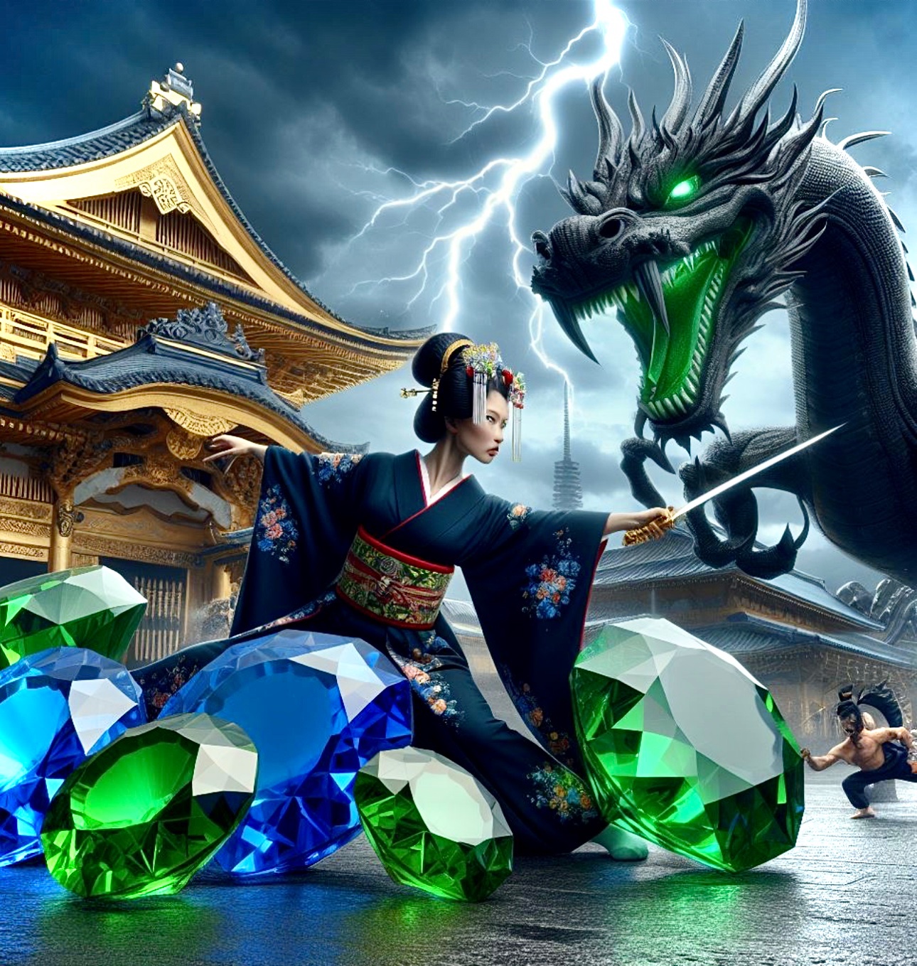 Solve Battle for Bling jigsaw puzzle online with 64 pieces