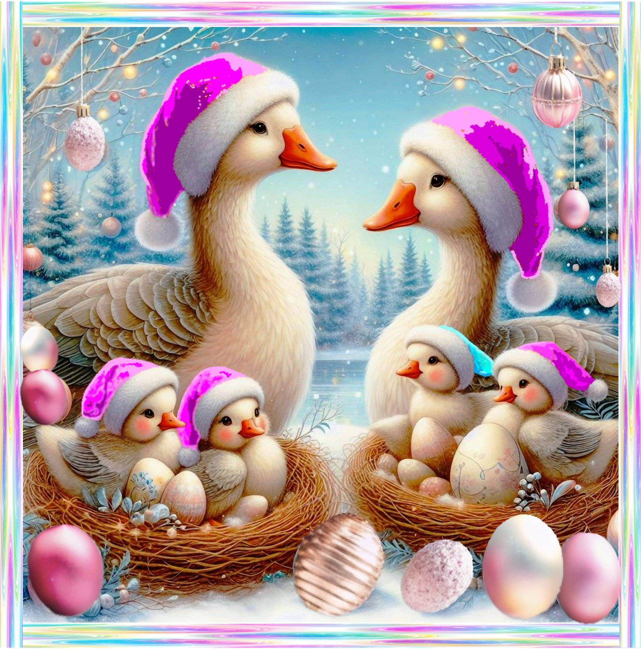 Solve Spring Basket of Ducklings - resize to 441 jigsaw puzzle online ...