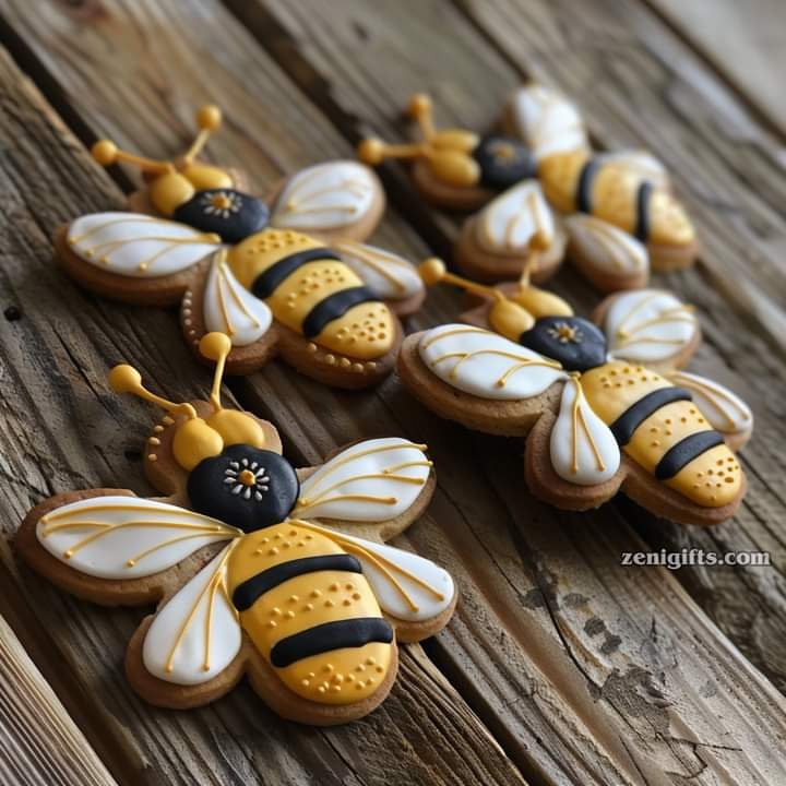 Solve Bee biscuits jigsaw puzzle online with 25 pieces