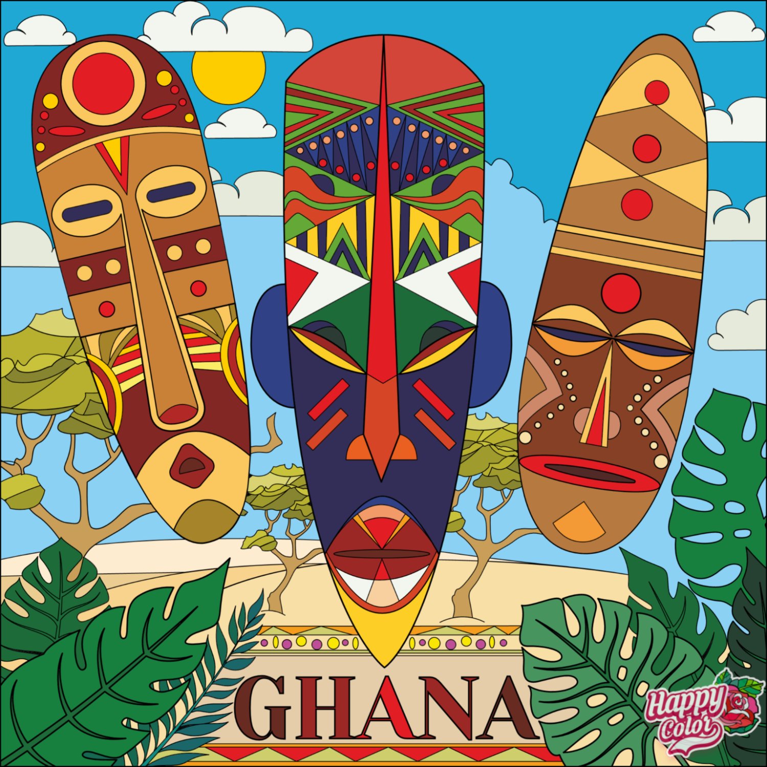 Solve HappyColor_20261 jigsaw puzzle online with 196 pieces