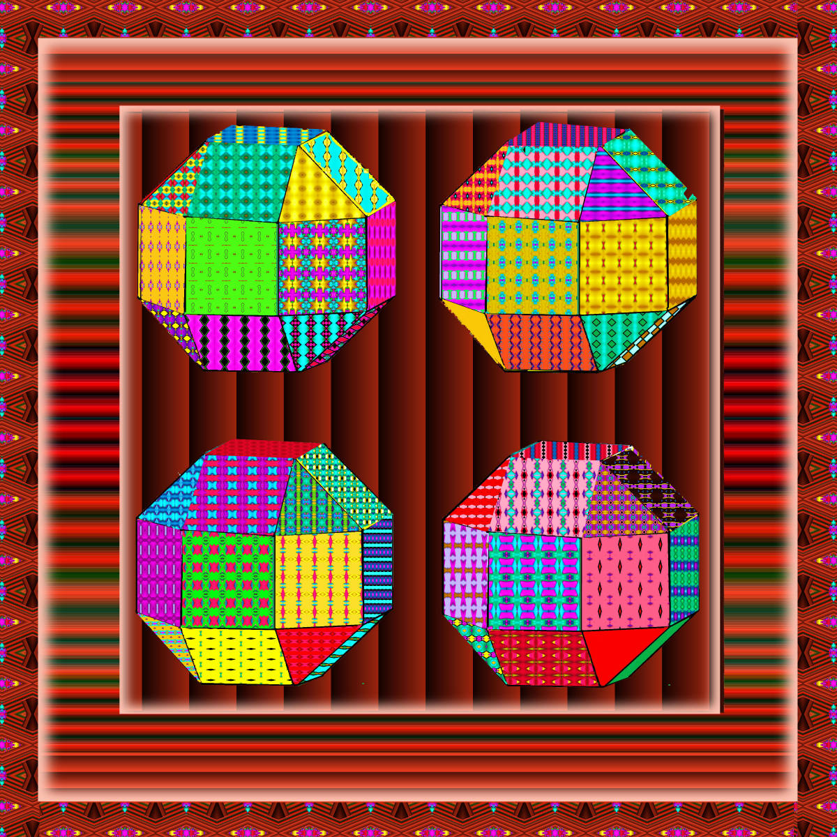 Solve SHAPES WITHIN SHAPES jigsaw puzzle online with 400 pieces