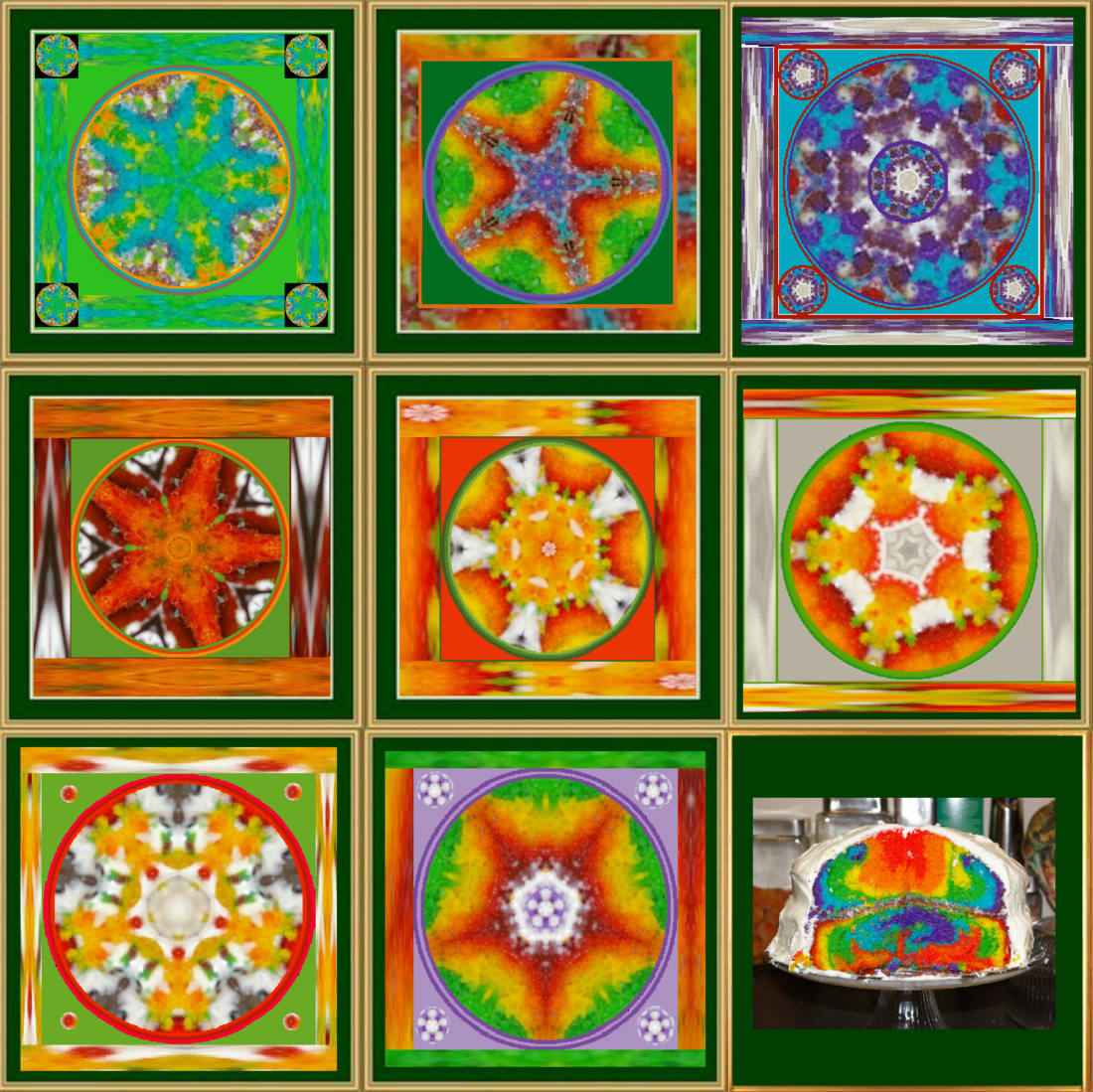 Solve Kaleido (larger) jigsaw puzzle online with 121 pieces