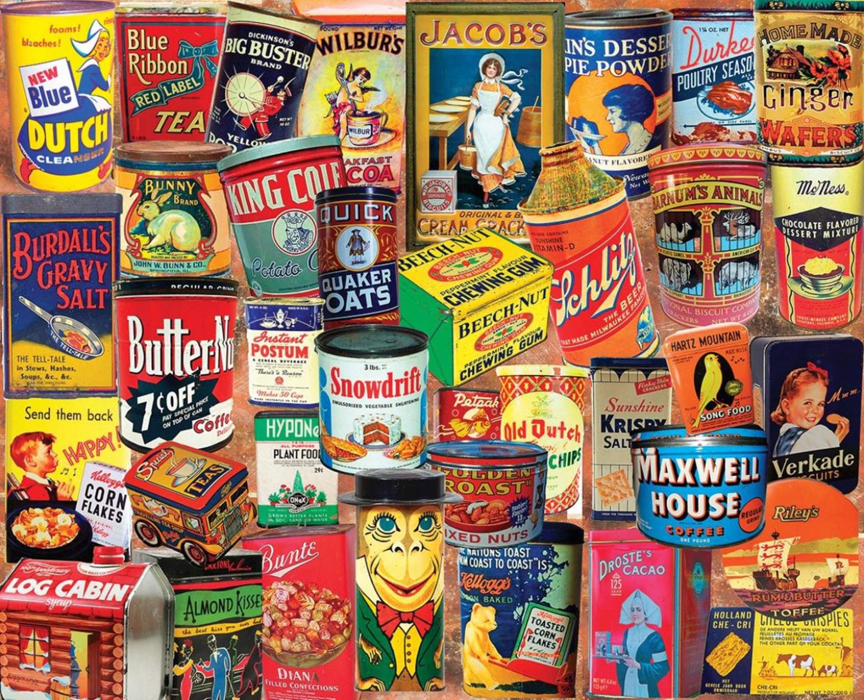 Jigsaw Puzzle | Vintage Labels | 154 pieces | Jigidi