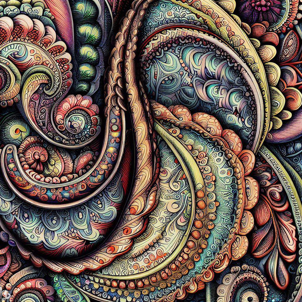 Solve A Bit of Paisley jigsaw puzzle online with 144 pieces