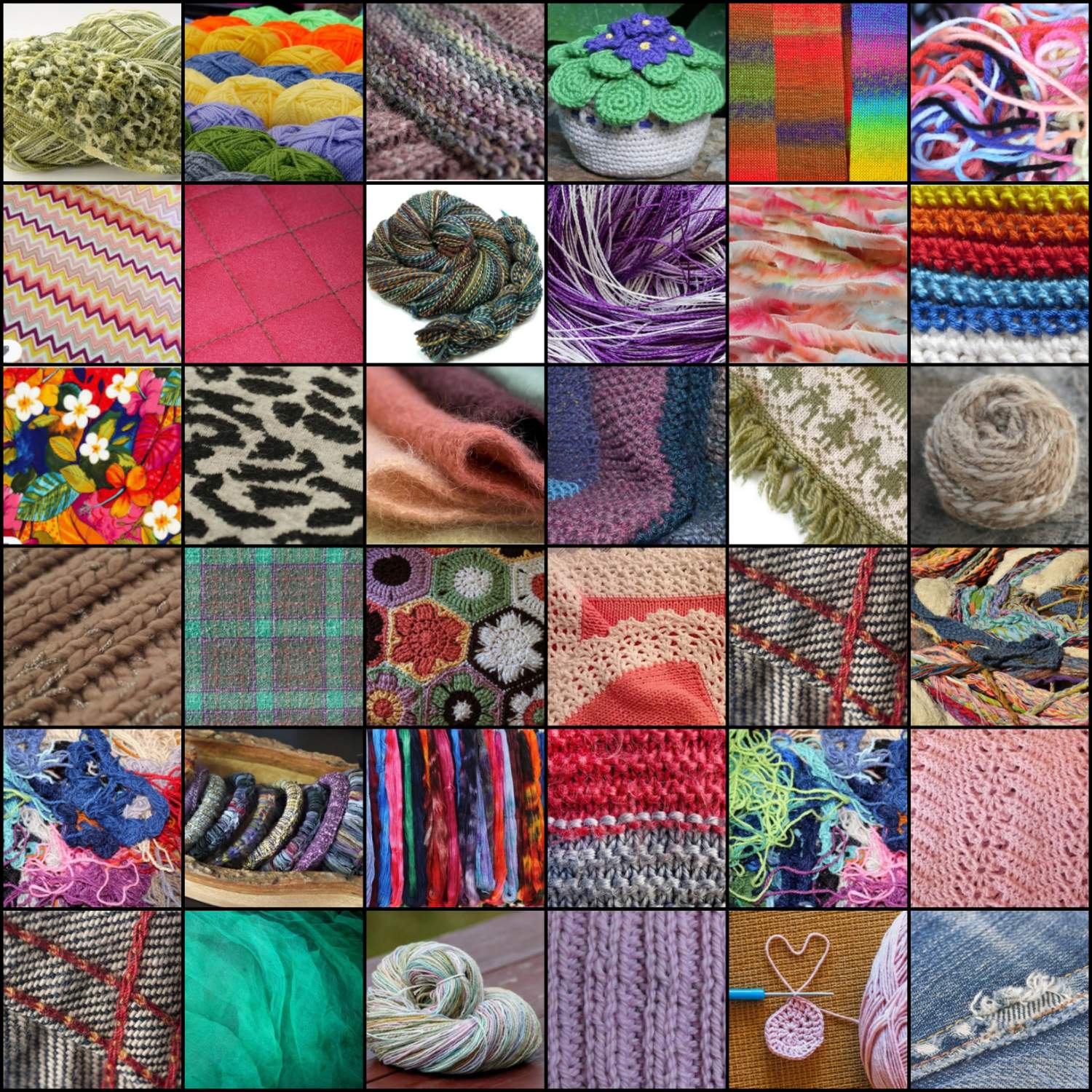 Solve Yarn and Fabrics jigsaw puzzle online with 324 pieces