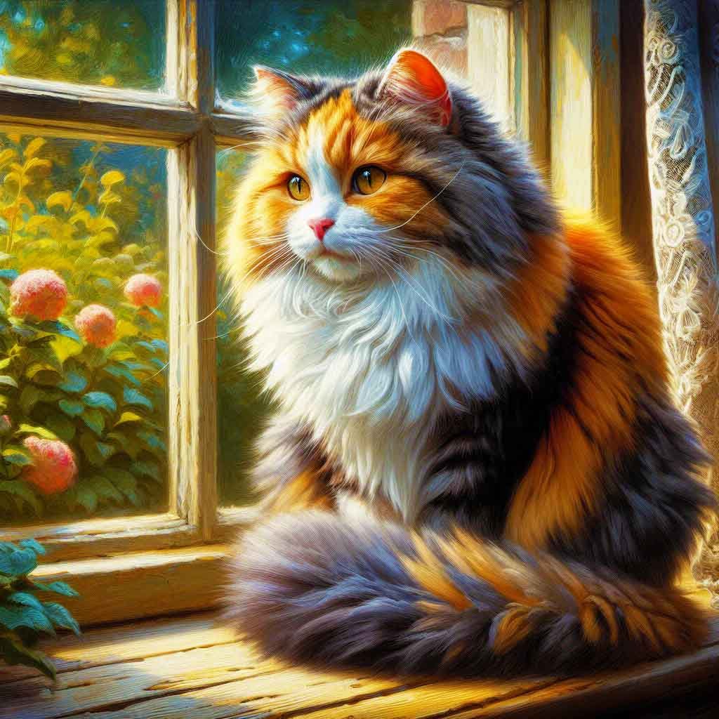 Solve Elsie wanting to go outside jigsaw puzzle online with 49 pieces