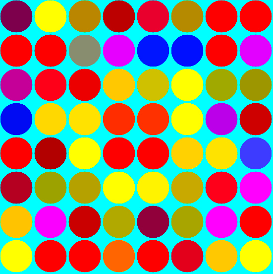 Solve Colorful Dots jigsaw puzzle online with 81 pieces