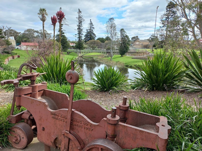 Solve Old machine on the banks of River Angas, Strathalbyn, South ...