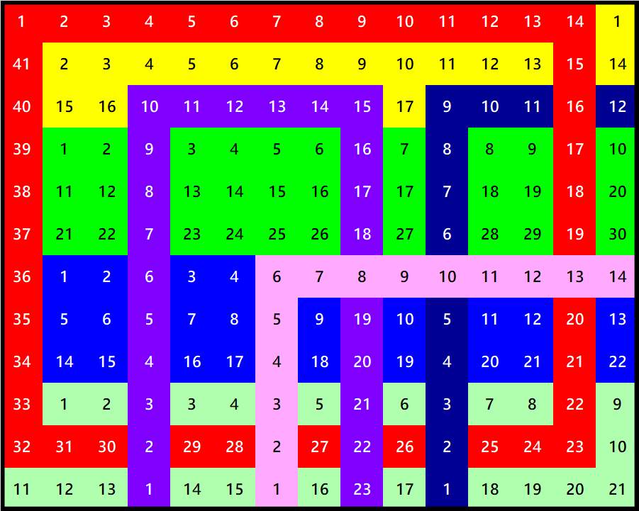 Solve Number 1261 interrupted 180 jigsaw puzzle online with 180 pieces