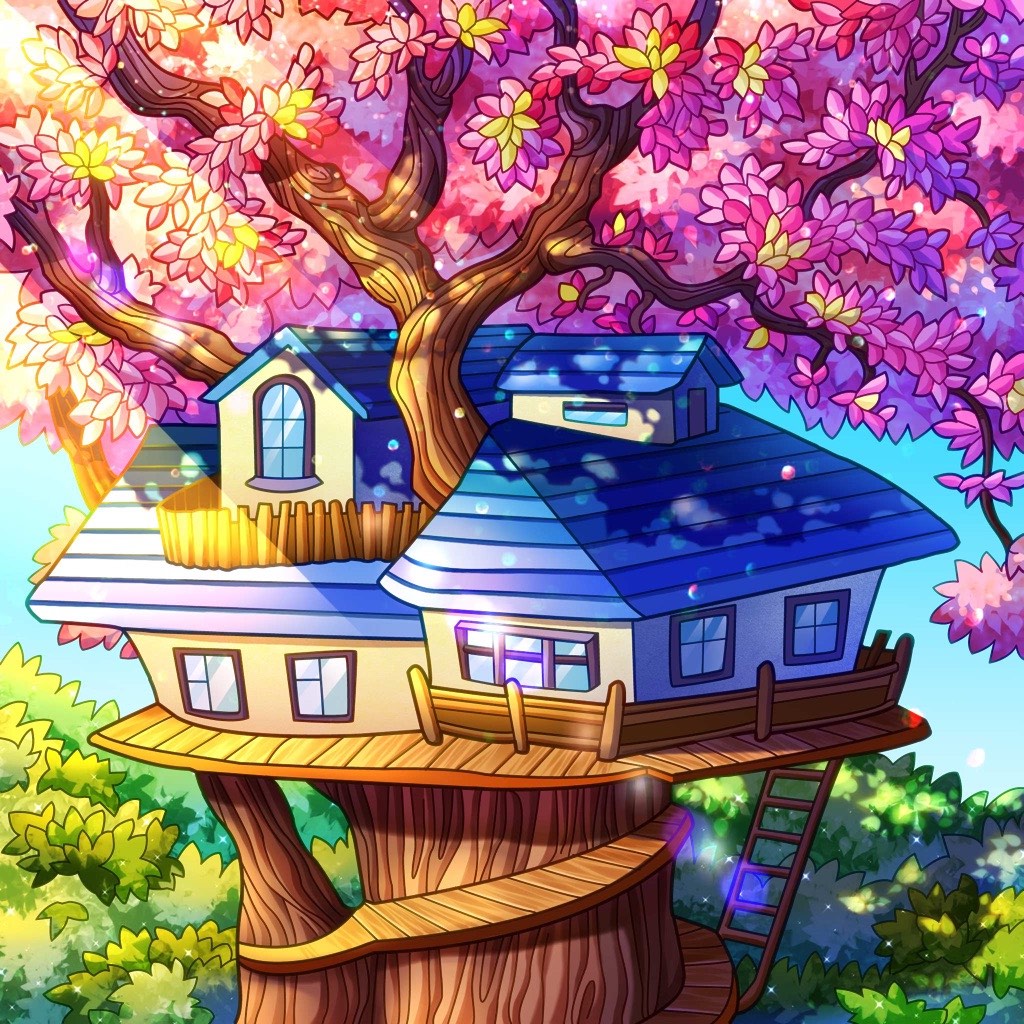 Solve Treehouse jigsaw puzzle online with 100 pieces