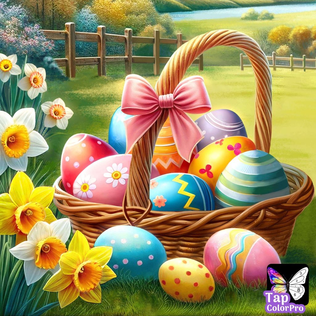Solve Happy Easter jigsaw puzzle online with 9 pieces