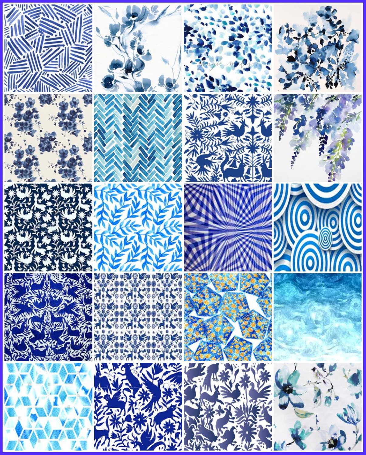 Solve Blue on Blue jigsaw puzzle online with 320 pieces