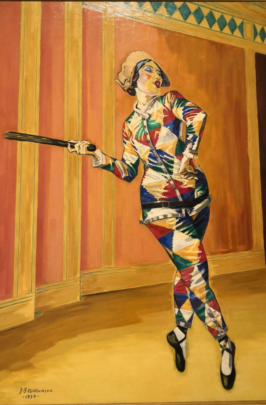 Solve Michelle Bourret dancing Harlequin jigsaw puzzle online with 77 ...