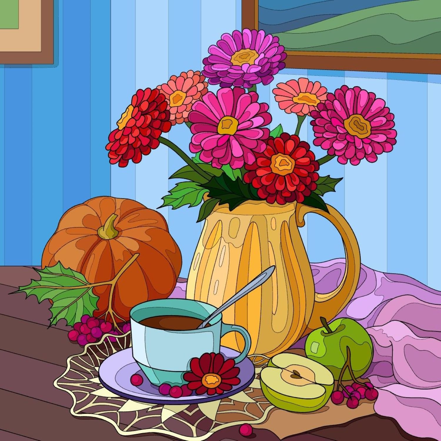 Jigsaw Puzzle | 306 pieces | Bold & Bright Colors Series | Jigidi