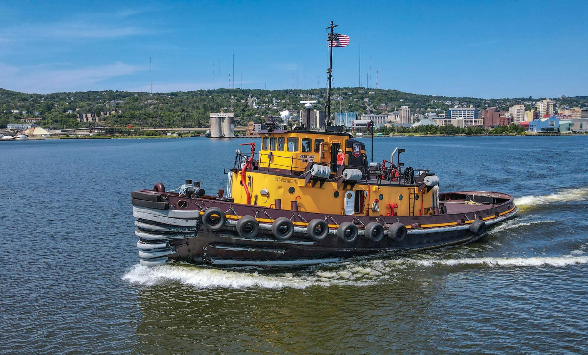 Solve Heritage Marine Services Tug Edward H. jigsaw puzzle online with ...