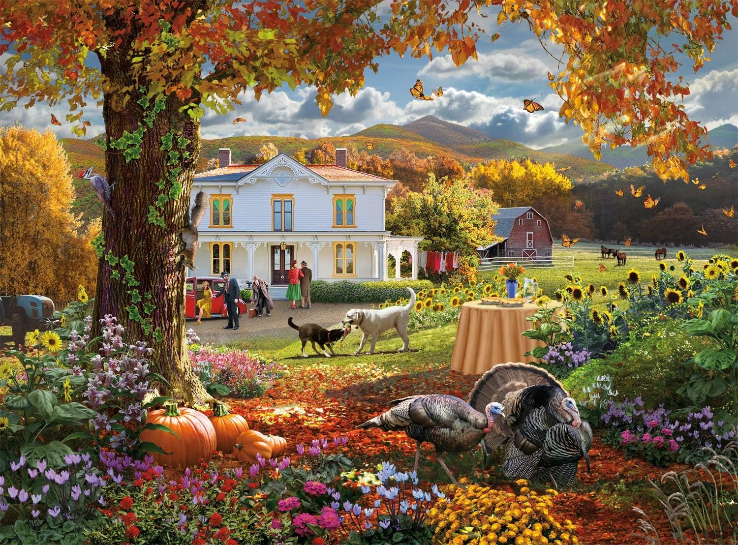 Solve Autumn Paradise jigsaw puzzle online with 192 pieces