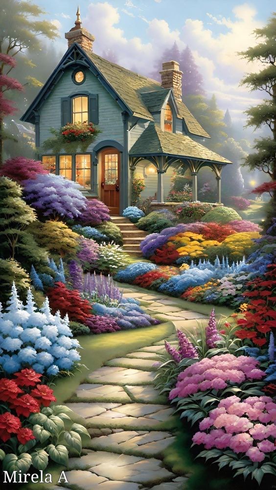 Solve Scenery - AI art jigsaw puzzle online with 45 pieces